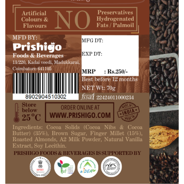 Millet Marvella - Millet Milk Chocolate - PRISHIGO