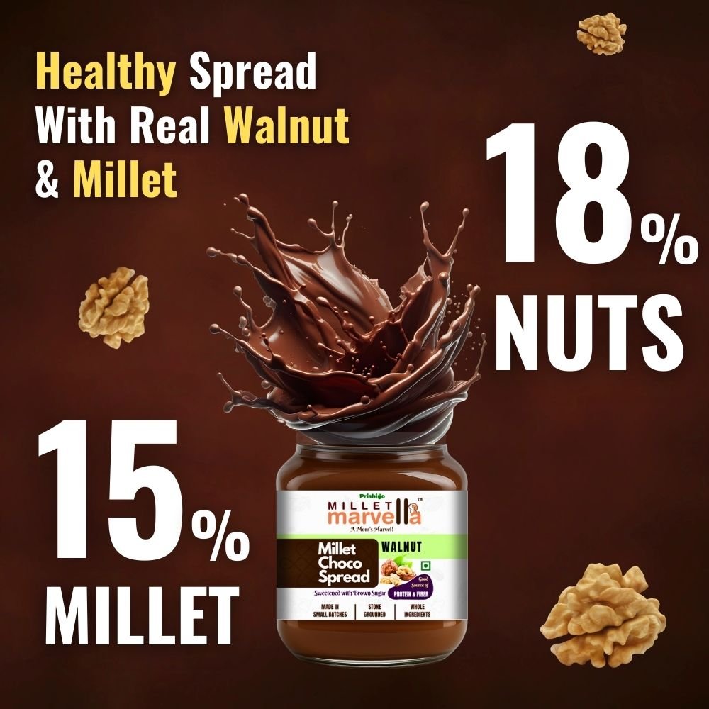 Millet Marvella - Millet Walnut Choco Spread [WALNUT DUO] 2x230g - PRISHIGO