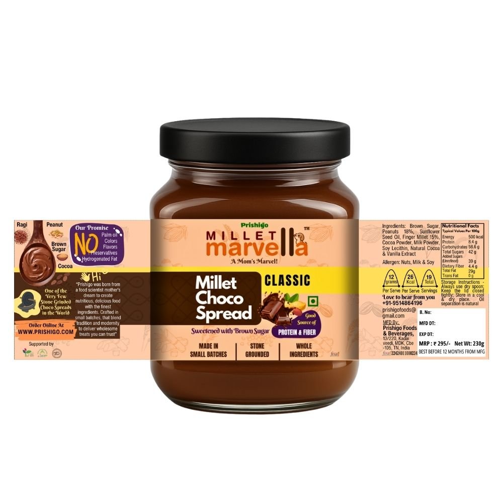 Millet Marvella - Millet Choco Spread (230g) - PRISHIGO